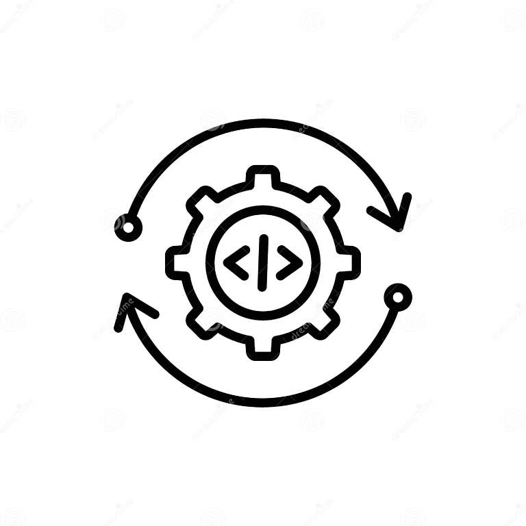 Code optimization icon stock vector. Illustration of symbol - 330179189