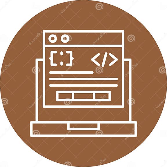 Code Processor Vector Icon Design Symbol Stock Illustration ...