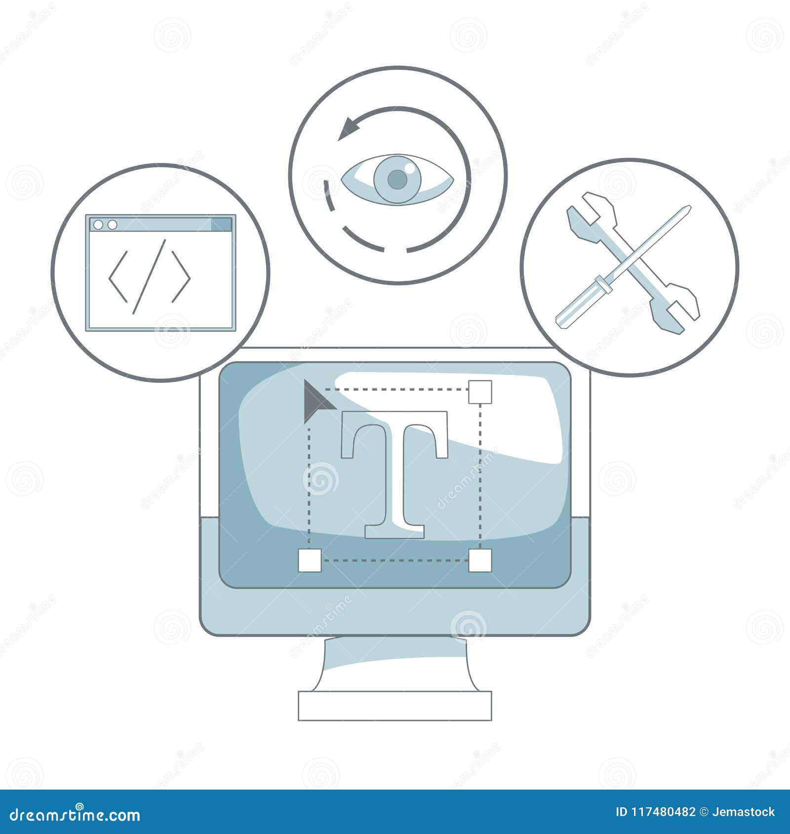 Code programmer concept stock vector. Illustration of engineer - 117480482