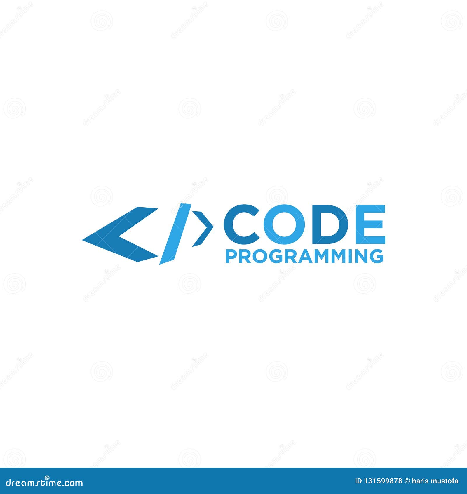 Code Programming Graphic Design Template Vector Stock Vector ...