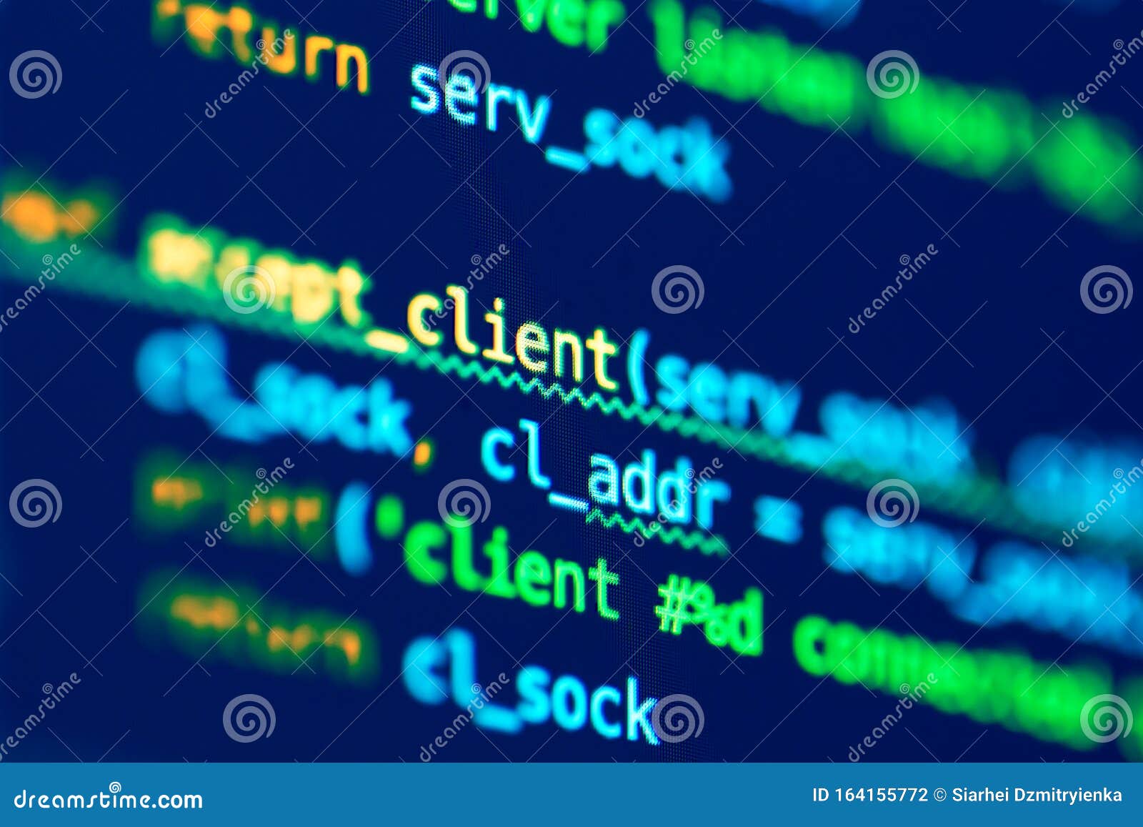 Code Of Programming Language On The Screen Of Laptop Software Development Programmer Coding