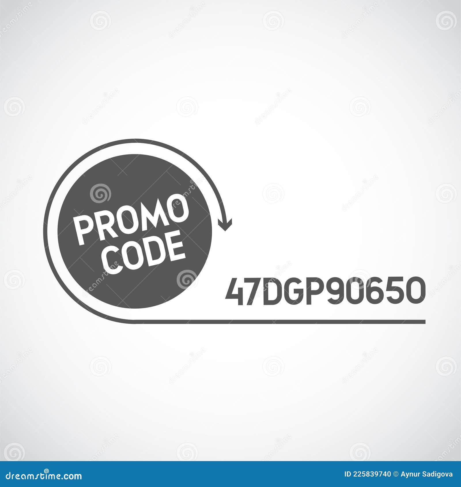Code Promo Code Coupon. Illustration De Conception De Jeu De Vecteurs ...