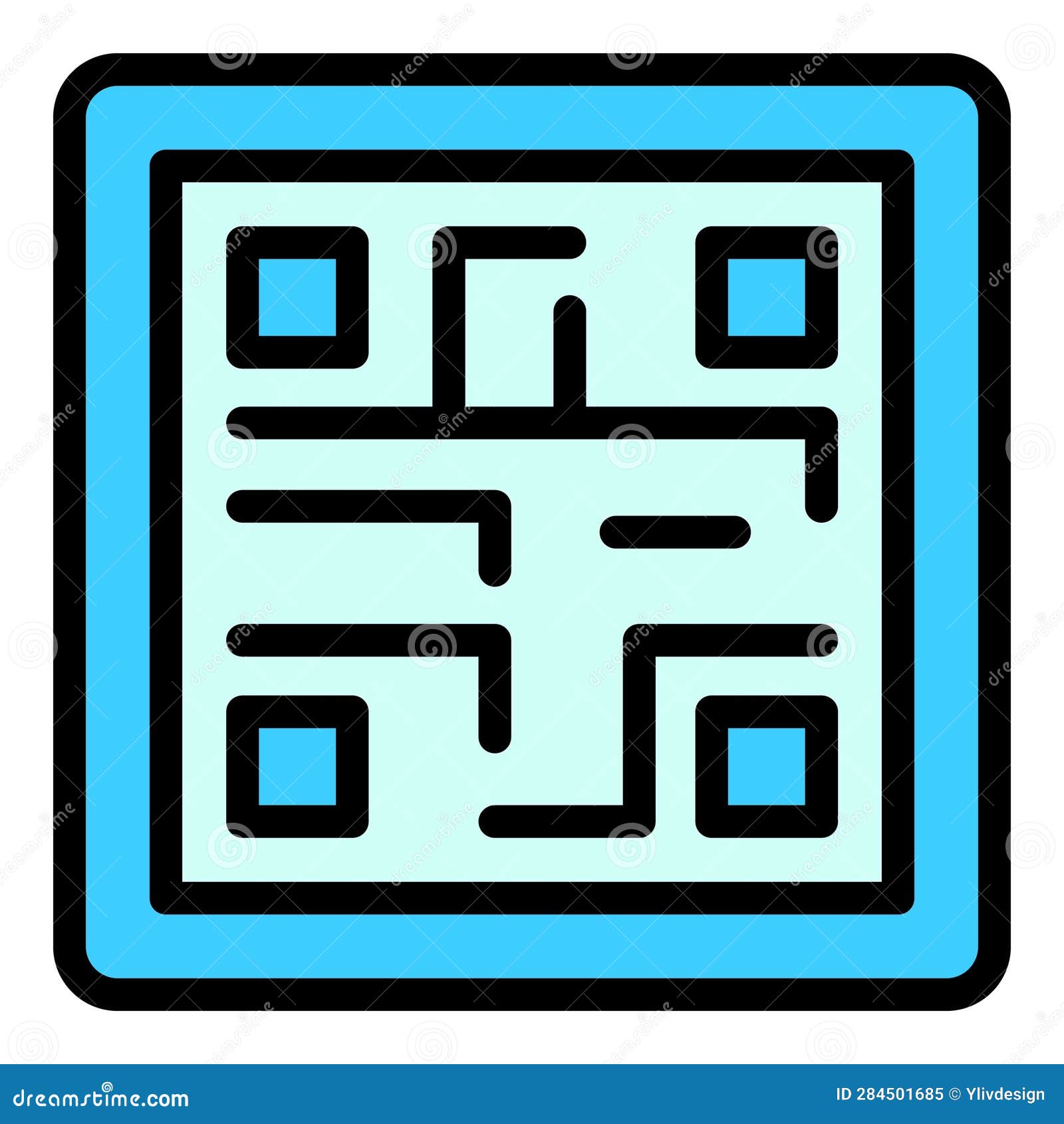 Code Reader Icon Vector Flat Stock Vector - Illustration of code ...