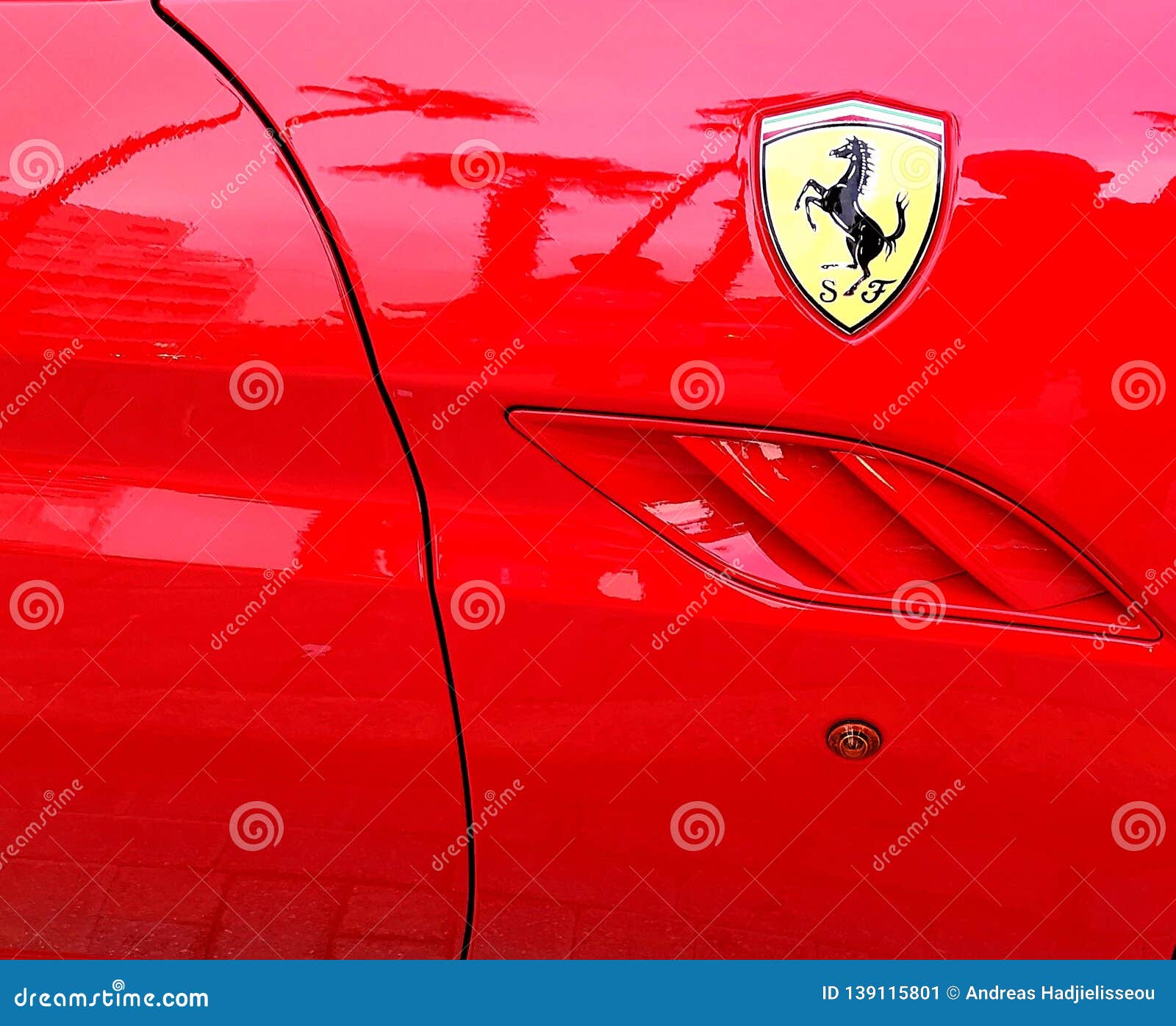 Code red editorial photo. Image of racing, vehicle, ferrari - 139115801