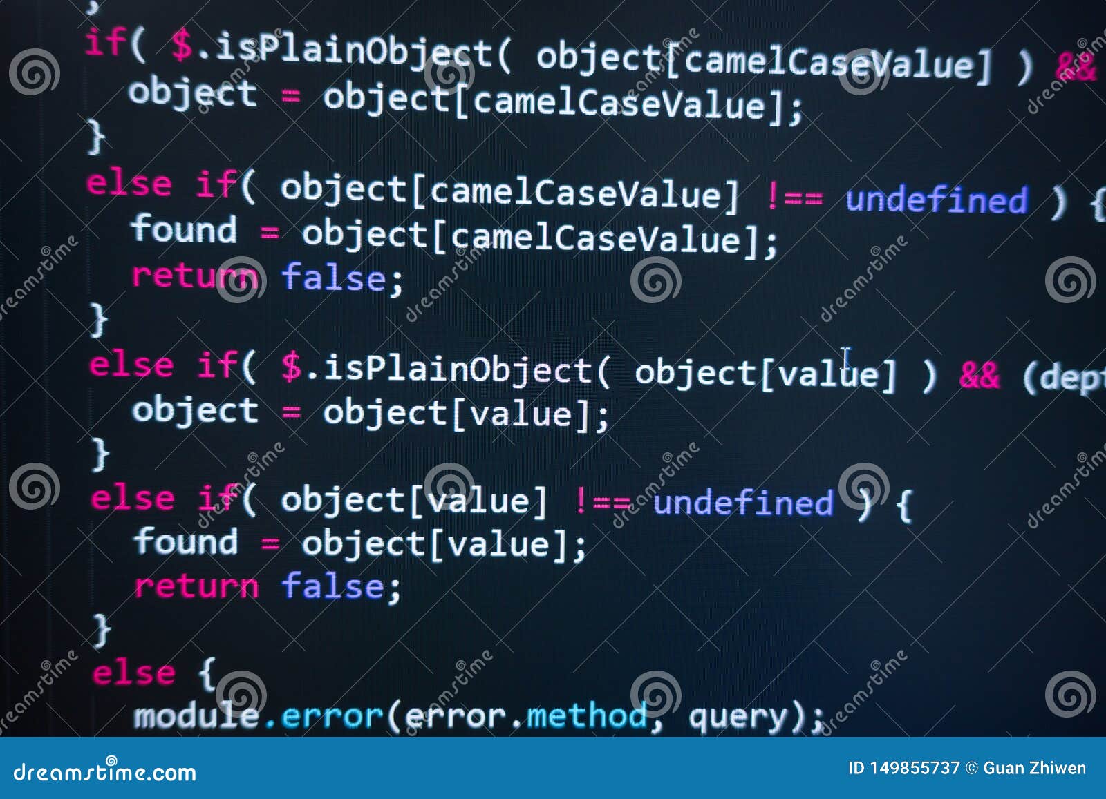 Code on screen stock image. Image of byte, string, information - 149855737