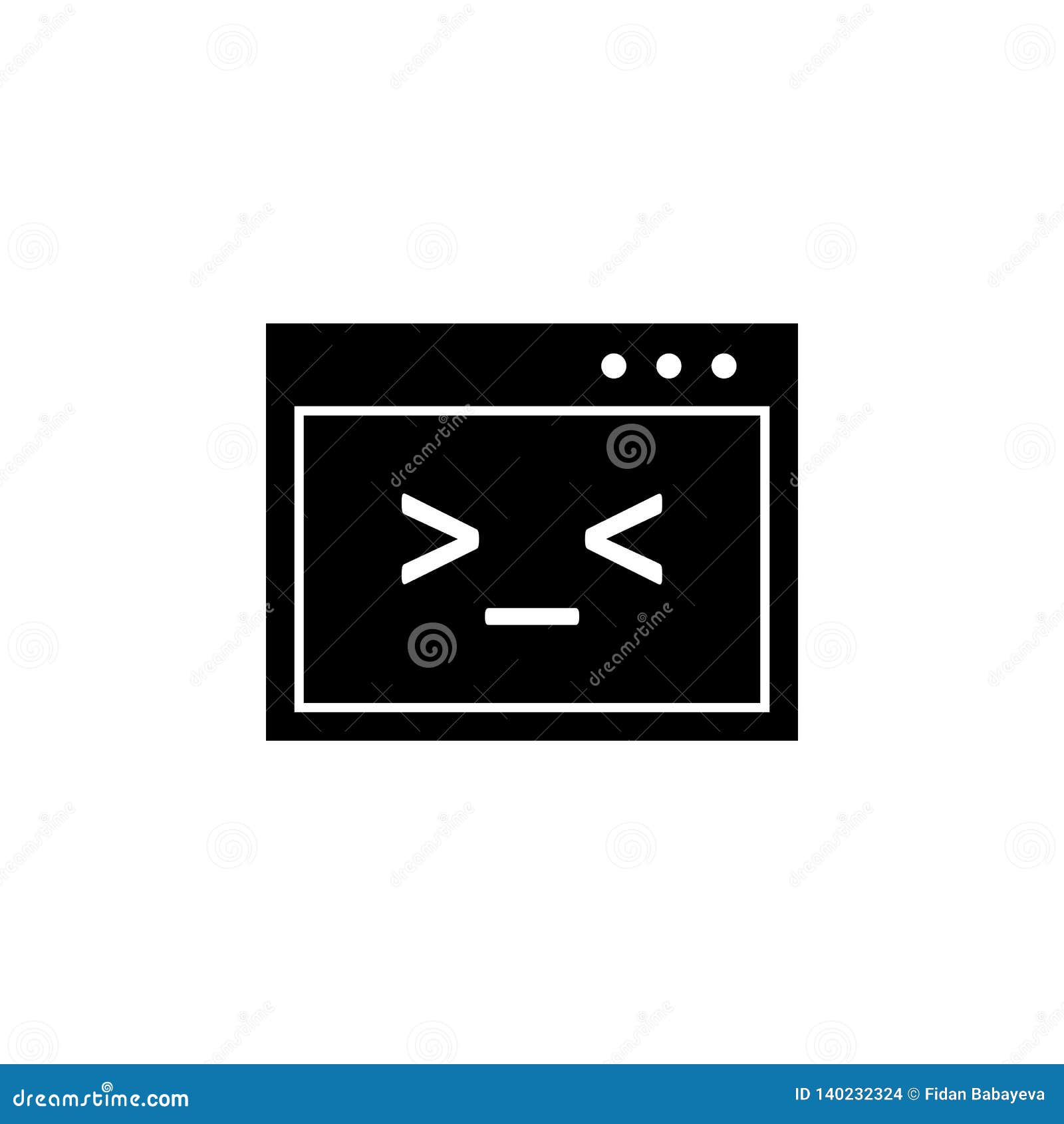 Code Script Unix Icon Signs And Symbols Can Be Used For Web Logo Mobile App Ui Ux Vector
