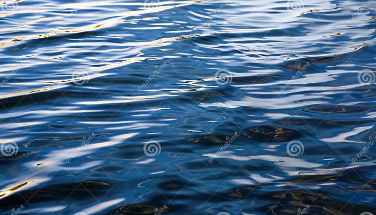 Water Surface Texture with Ripples and Waves - Realistic Water Effect ...