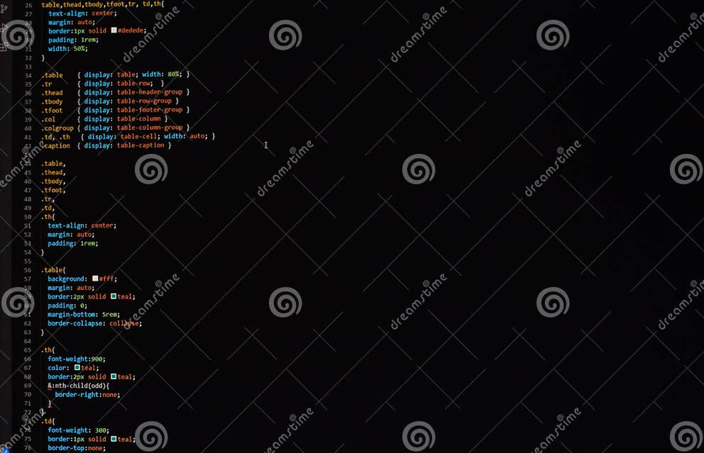 Code Source Du Logiciel Du Développeur Sur L'écran Du Moniteur ...