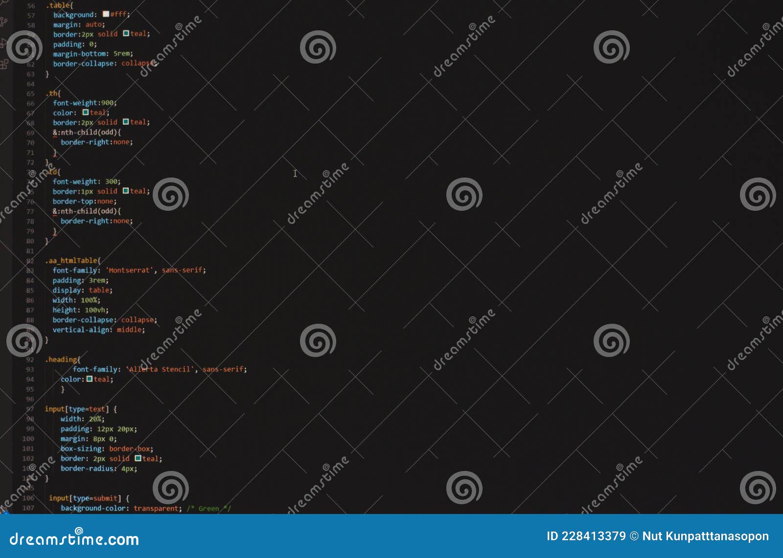 Code Source Du Logiciel Du Développeur Sur L'écran Du Moniteur. écriture Du Script Du ...