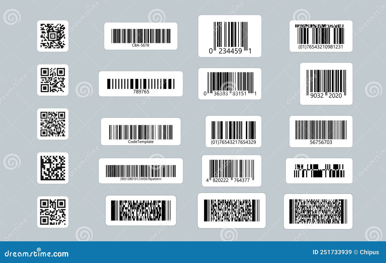 Code Stickers on Isolated Background. Code Sample Stock Vector ...