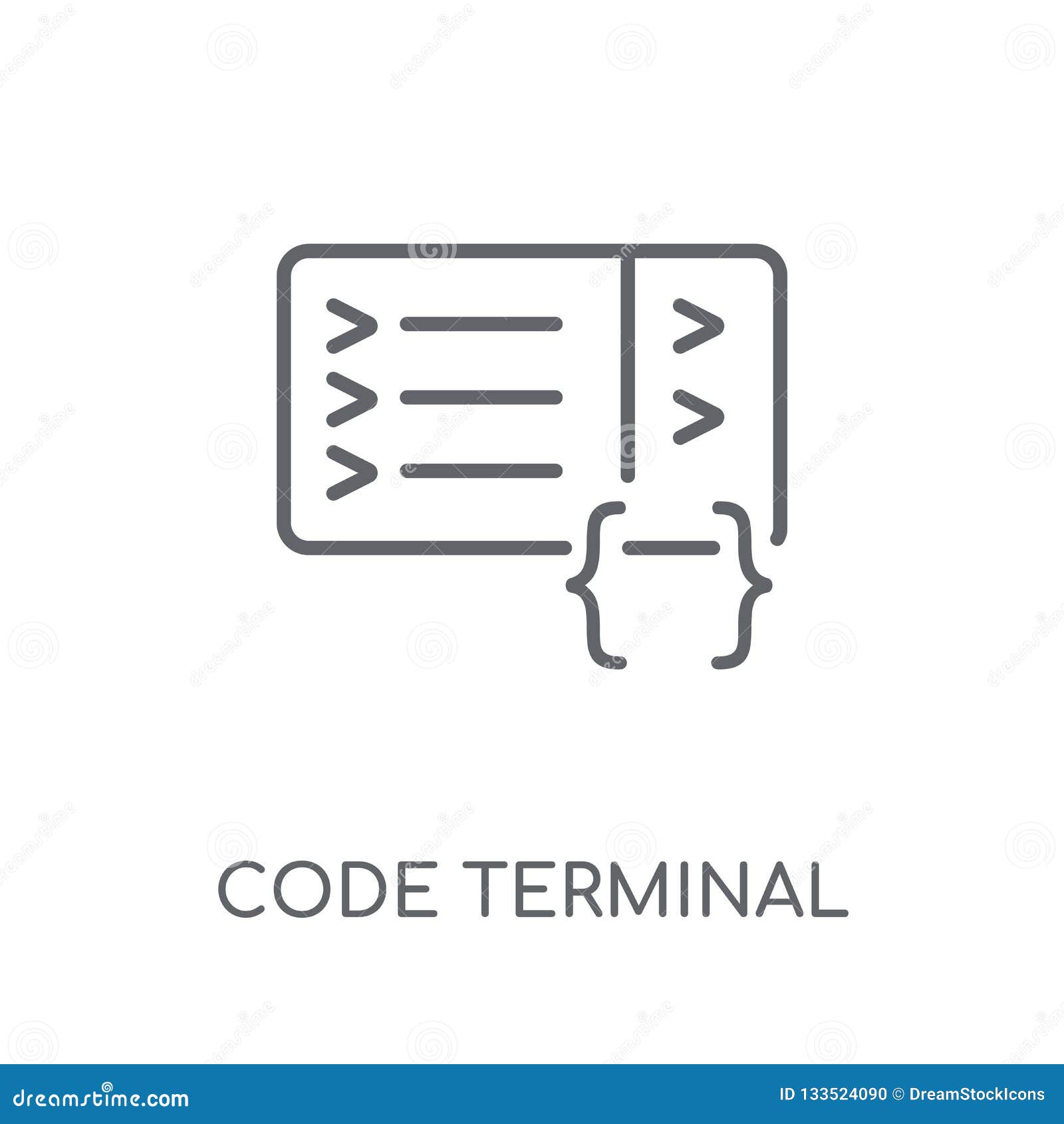 Terminal Linear Icons Set. Command-line, Console, Prompt, Shell ... Terminal Linear Icons Set. Command-line, Console, Prompt, Shell ...