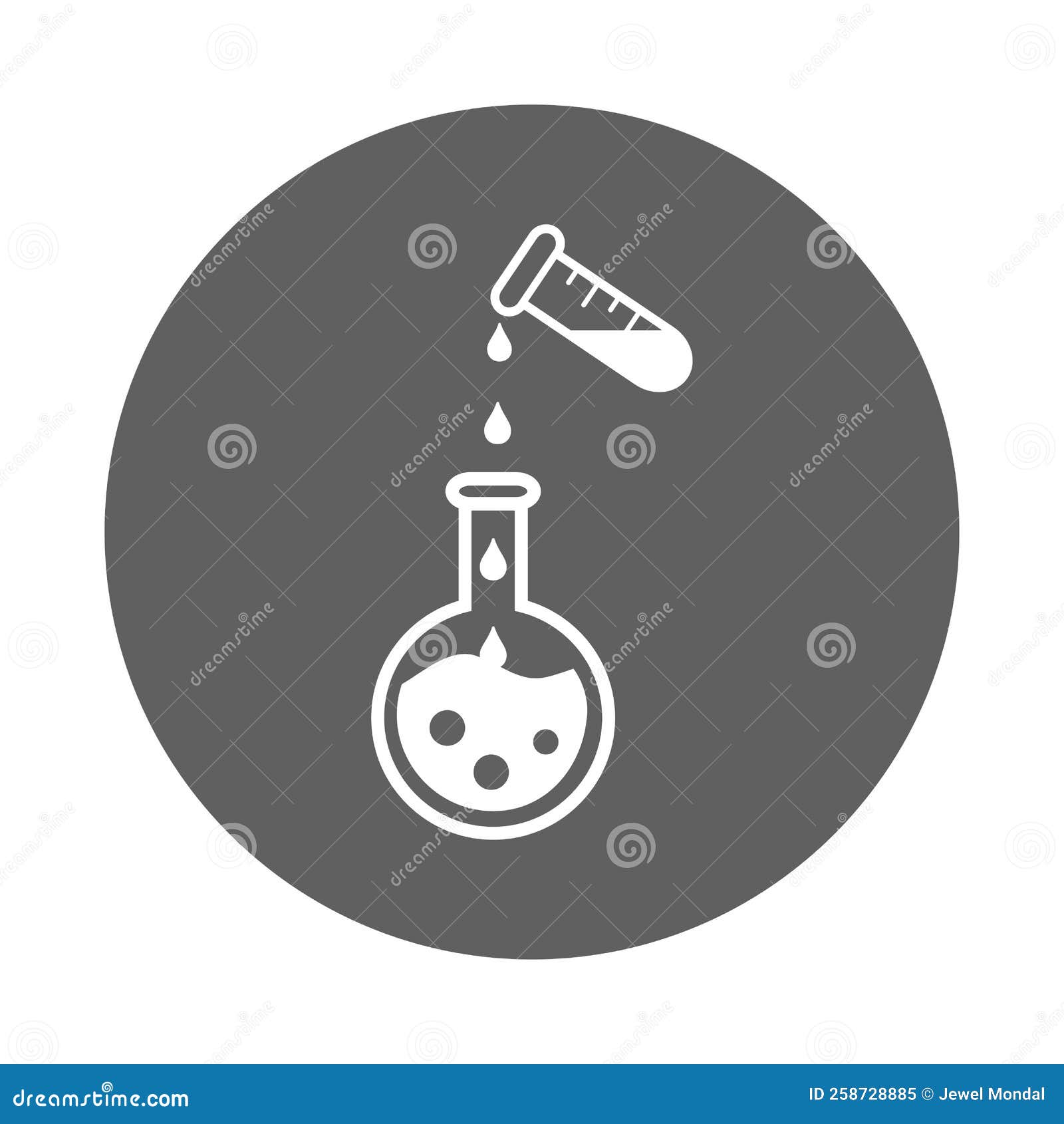 Code Testing, Testing, Flask Icon. Gray Vector Design Stock Vector ...