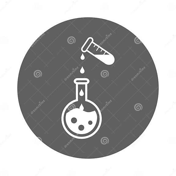 Code Testing, Testing, Flask Icon. Gray Vector Design Stock Vector ...
