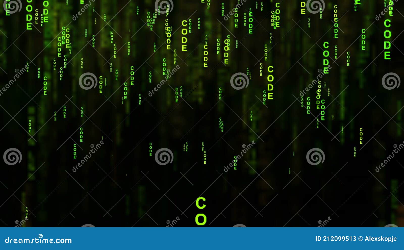 Code Text on the Screen Concept Stock Image - Image of digital ...