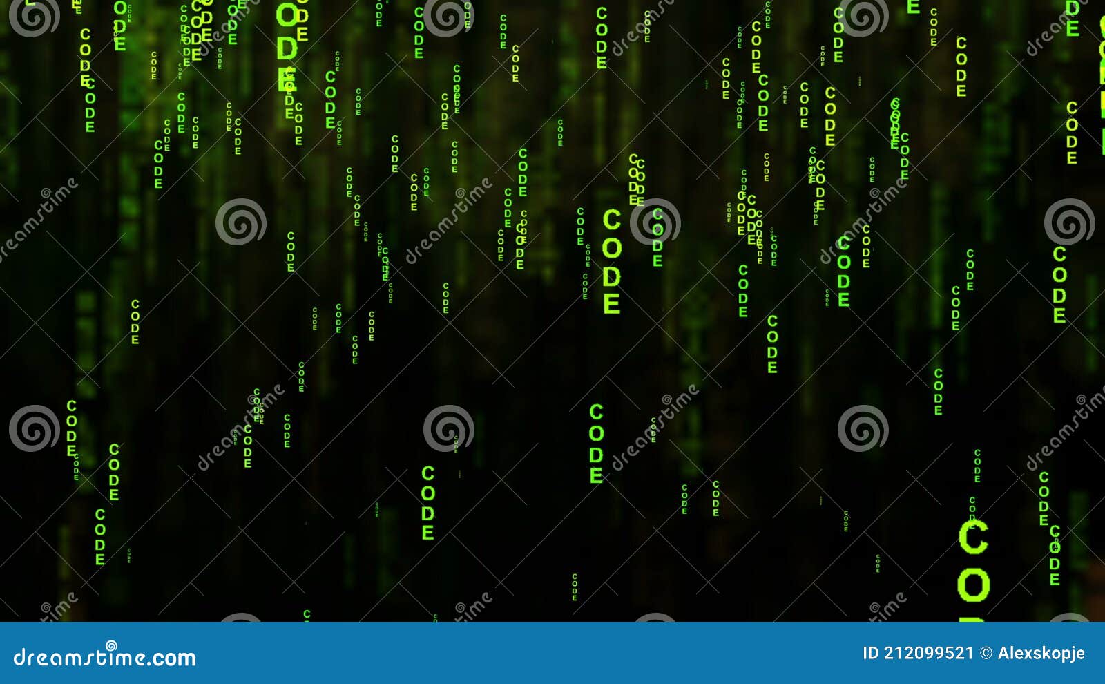 Code Text on the Screen Concept Stock Illustration - Illustration of ...