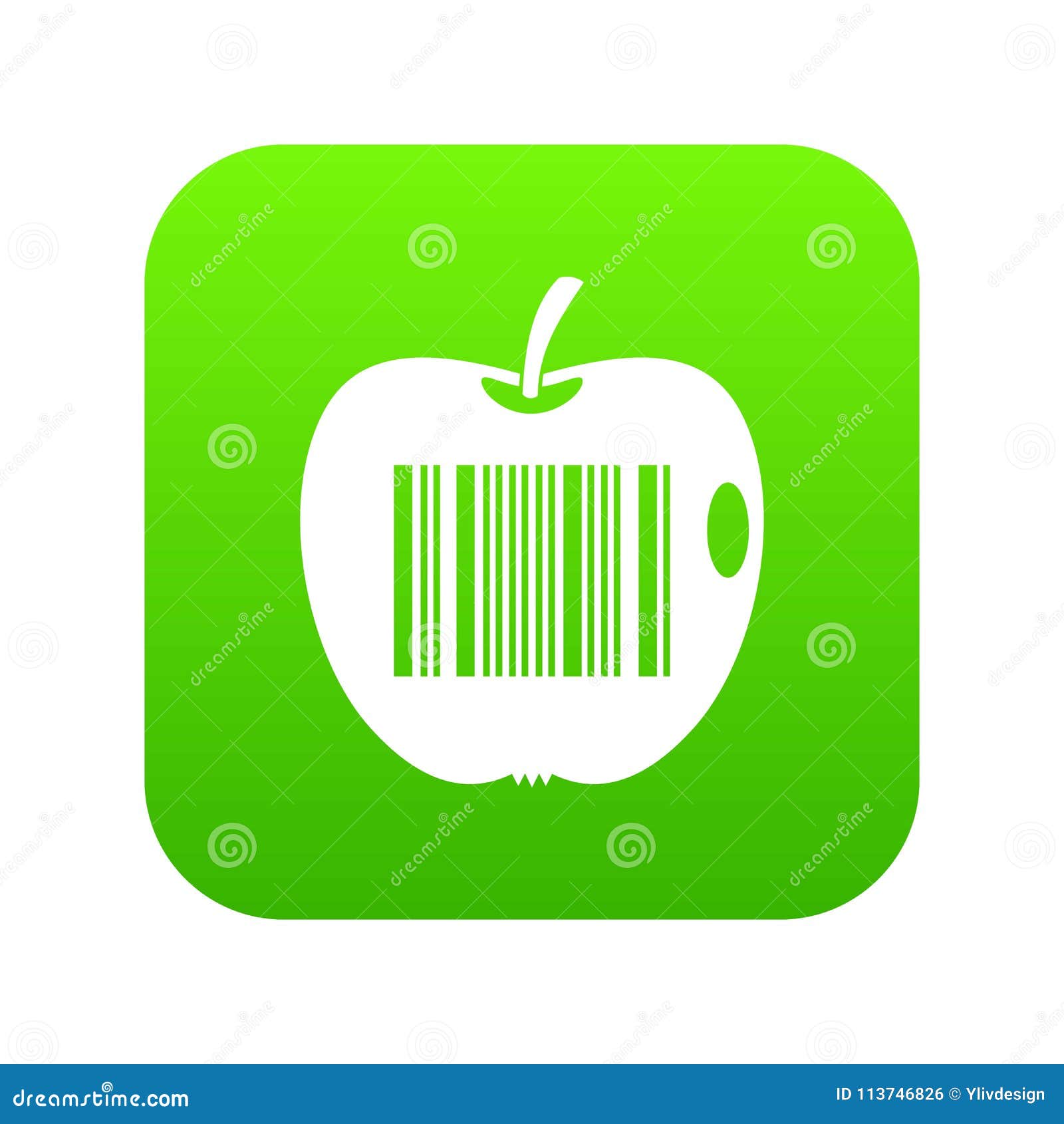 Code To Represent Product Identification Icon Digital Green Stock ...