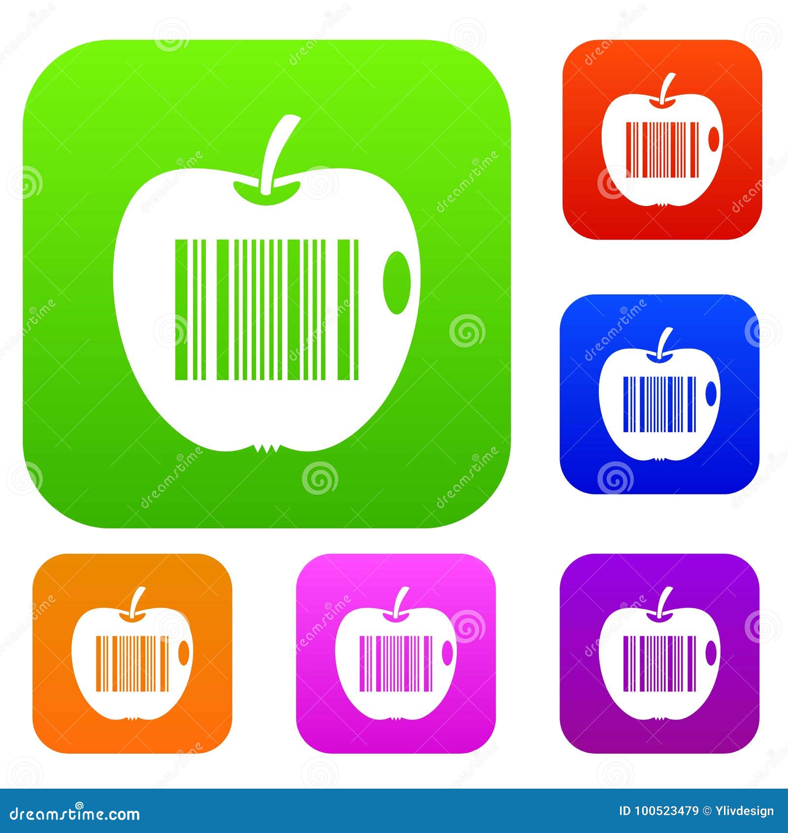 Code To Represent Product Identification Set Color Collection Stock ...