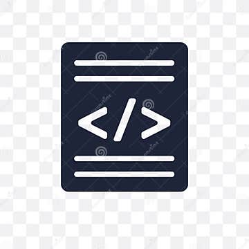 Code Transparent Icon. Code Symbol Design from Programming Collection ...