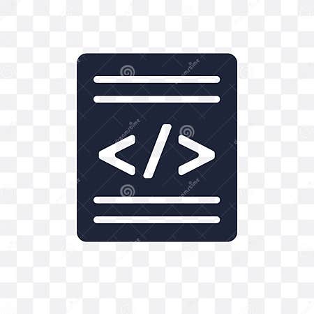 Code Transparent Icon. Code Symbol Design from Programming Collection ...