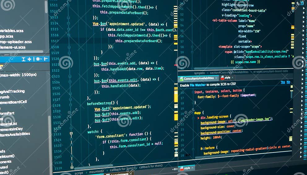 Code Web HTML Balisage Codage De Programmation Javascript Langage De ...