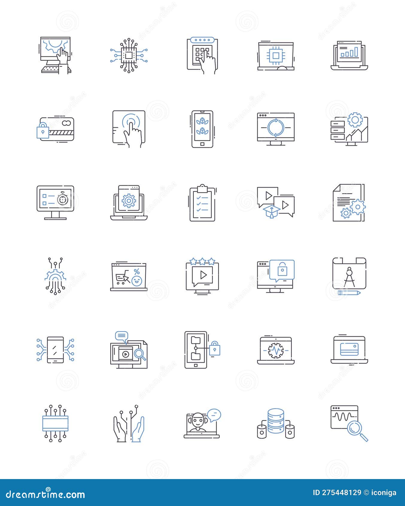 Codebase Line Icons Collection Repository Versioning Commit Merge Branches Collaboration