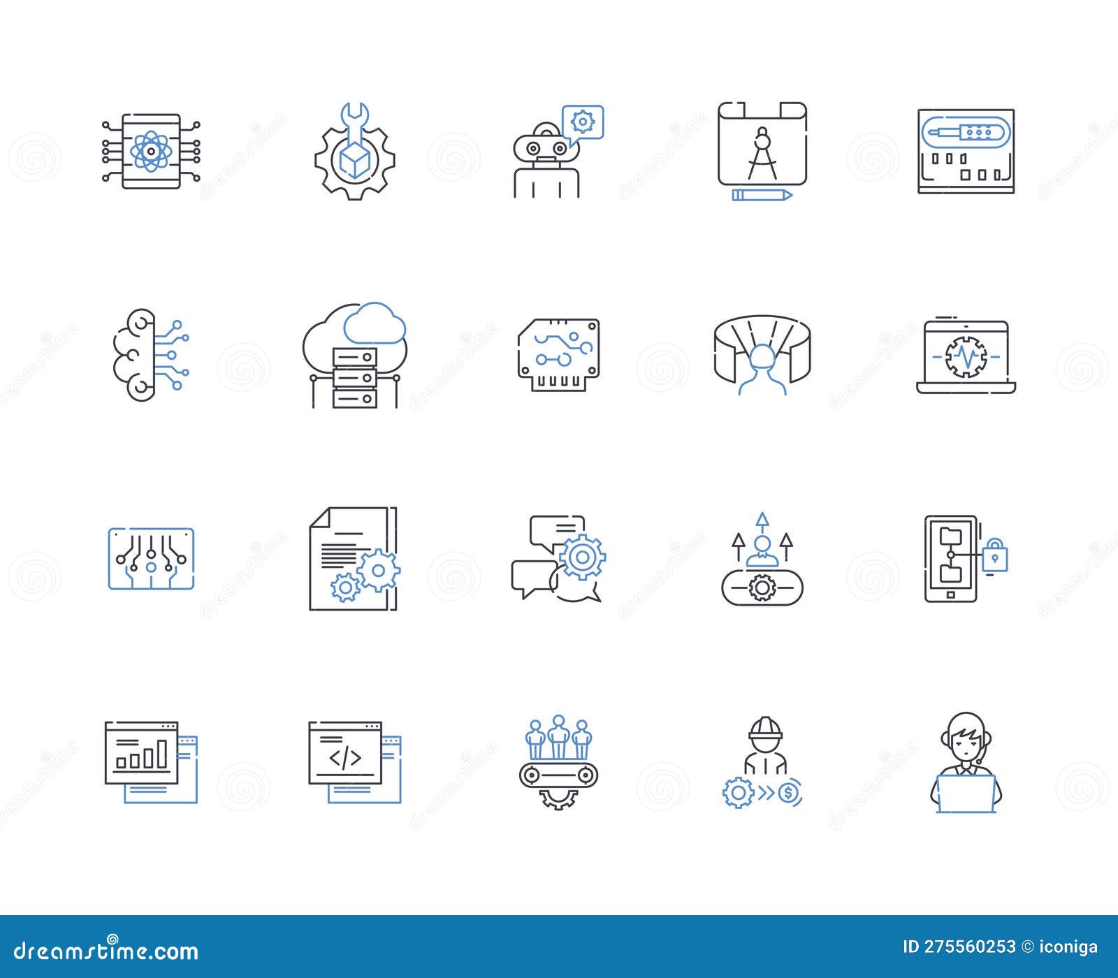 Codebase Line Icons Collection. Repository, Versioning, Commit, Merge ... Codebase Line Icons Collection. Repository, Versioning, Commit, Merge ...