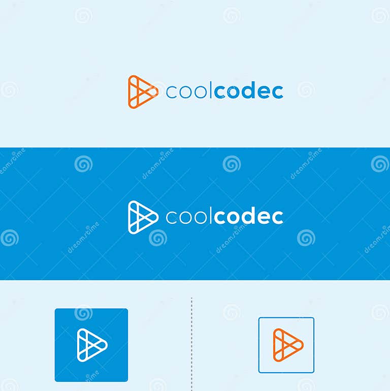 Codec Vector Logo. Video Logo Stock Vector - Illustration of cinema ...