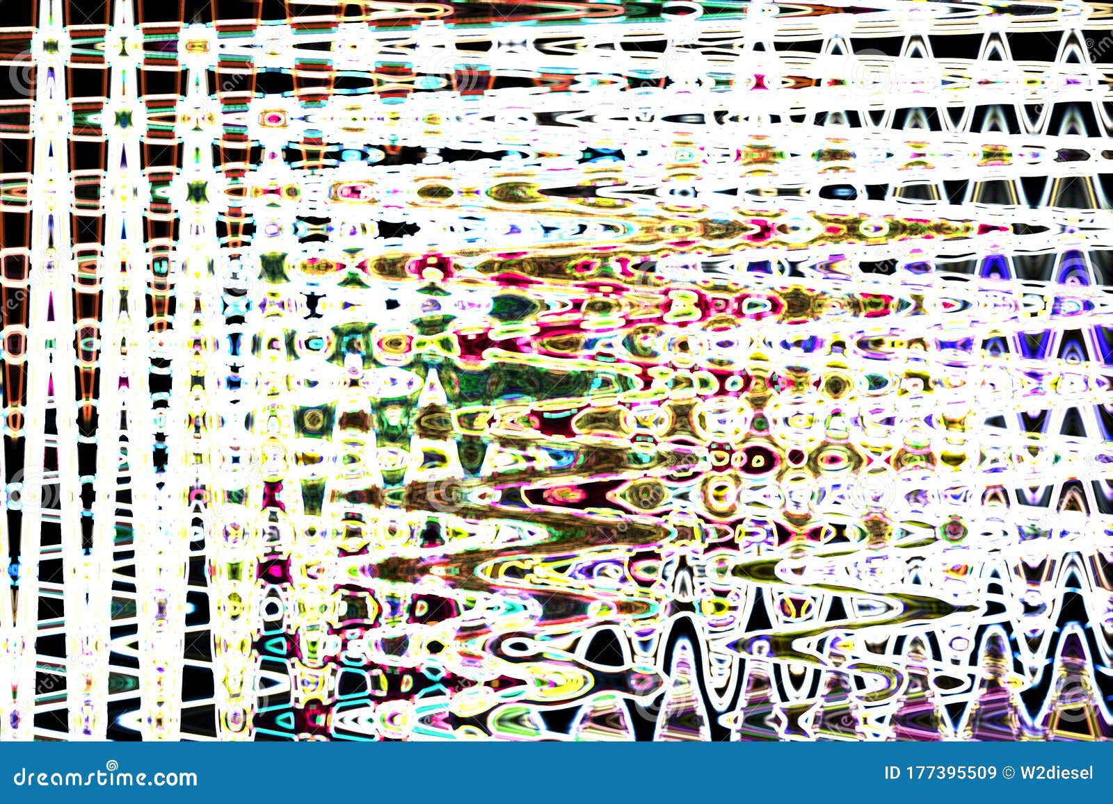 Coded Message 3d Abstract Design Stock Illustration - Illustration of ...