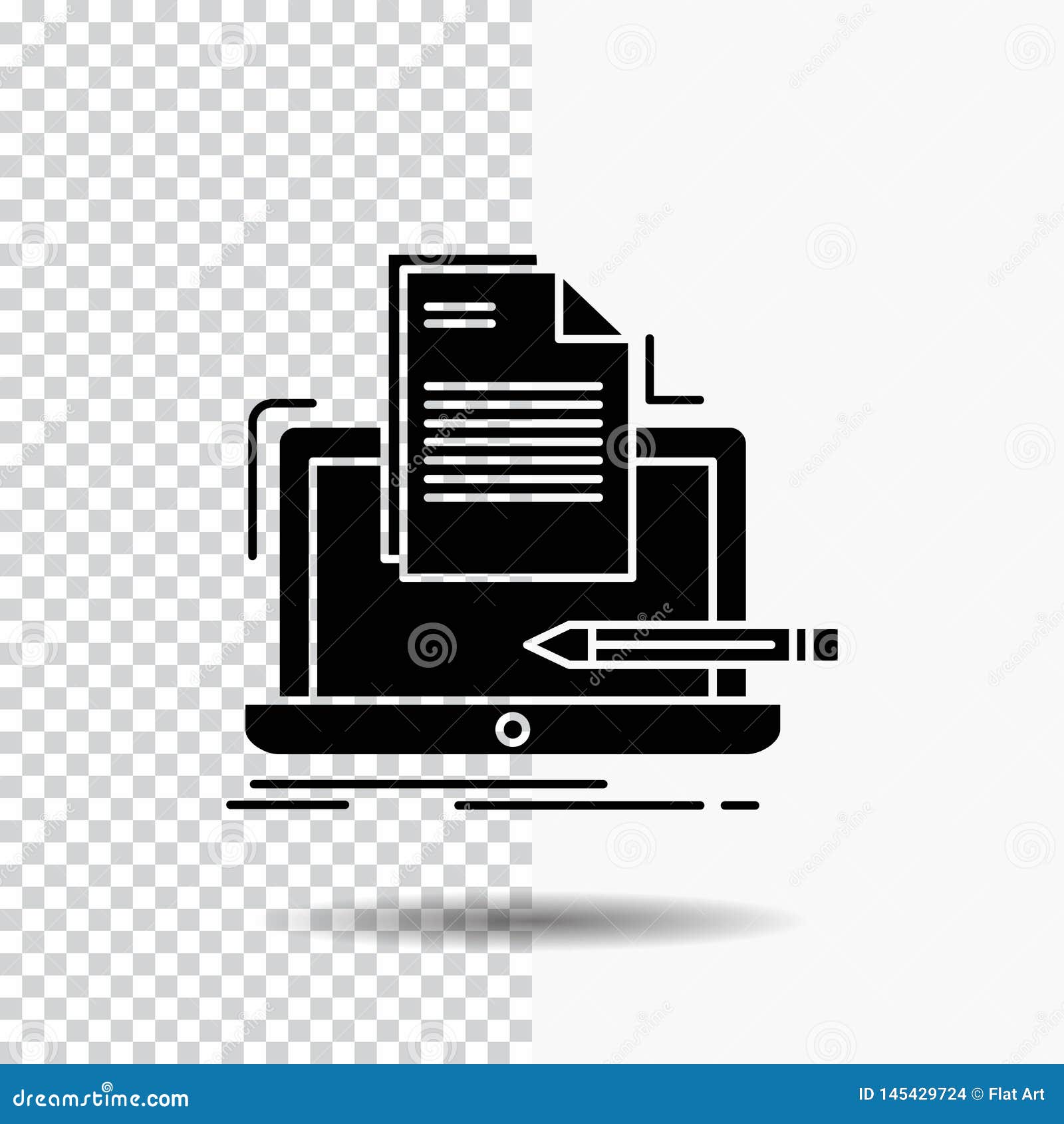Coder Coding Computer List Paper Business Logo Line Icon Symbol For