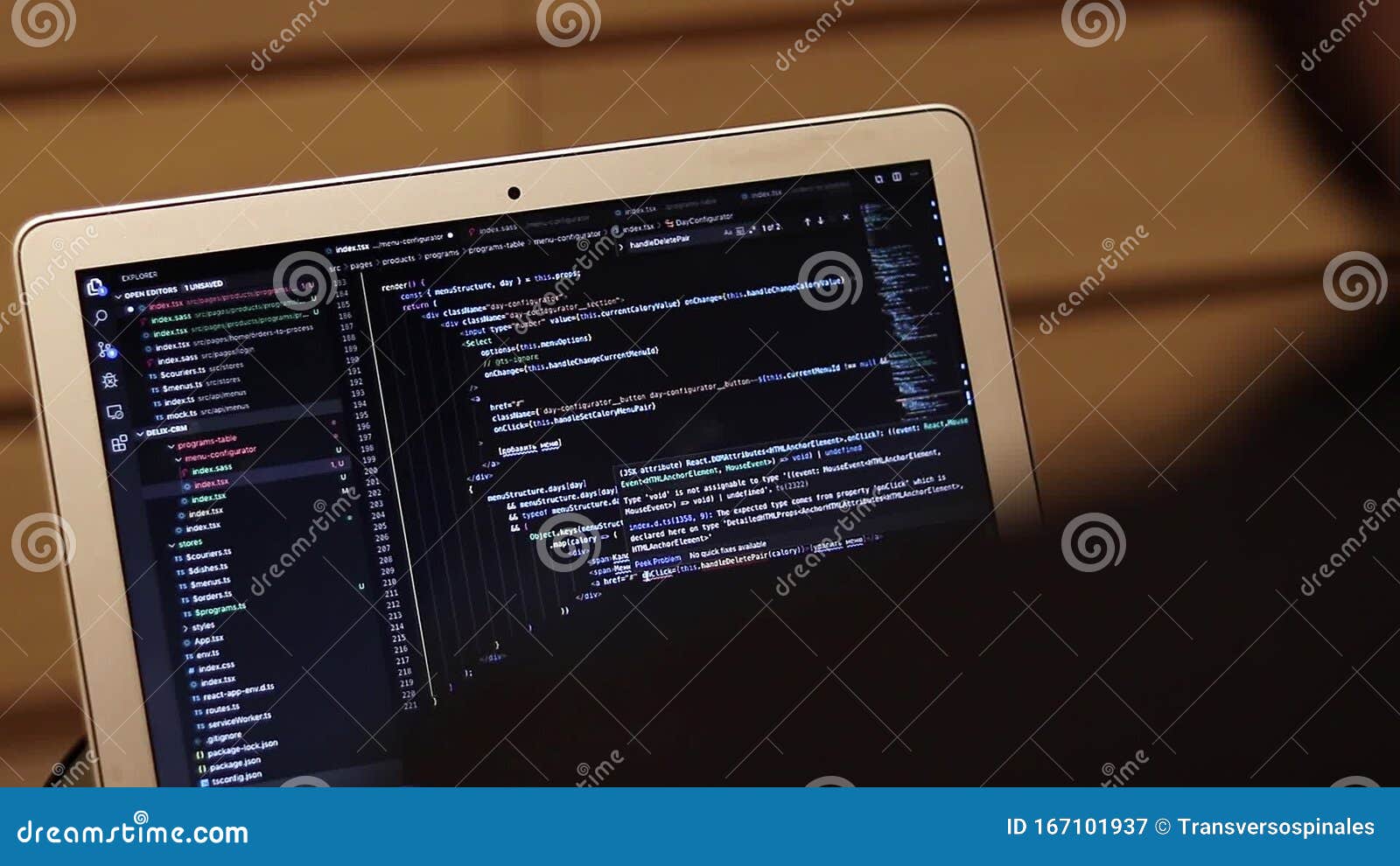 Coder Developing Program on Laptop Close-up. Real Code on Computer Screen Stock Video - Video of ...