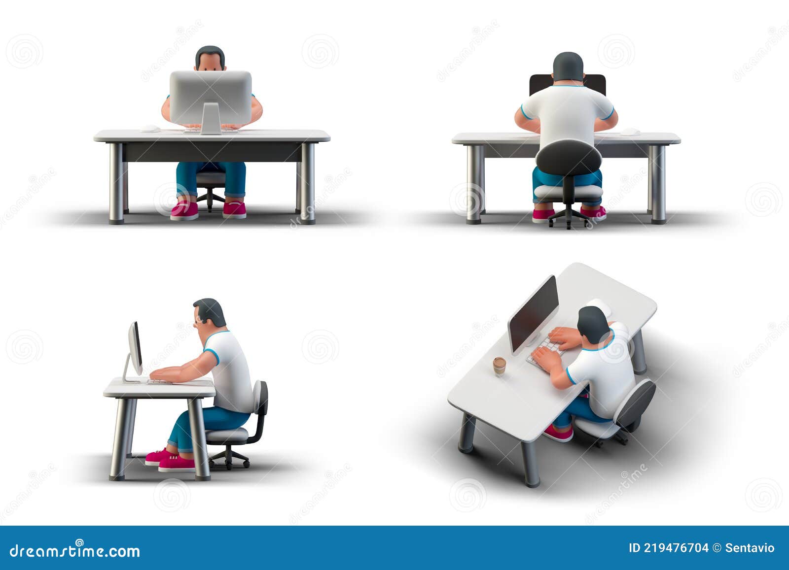 Views Typing Stock Illustrations – 8 Views Typing Stock Illustrations ...