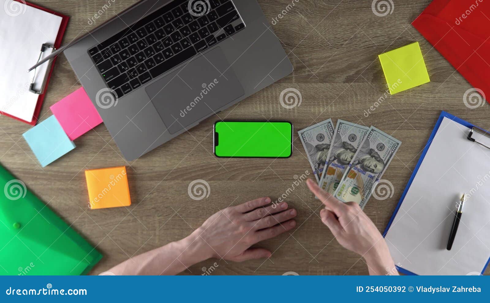 The Coder Is Showing The Programming Courses Green Screen Mockup Concept Stock Footage Video
