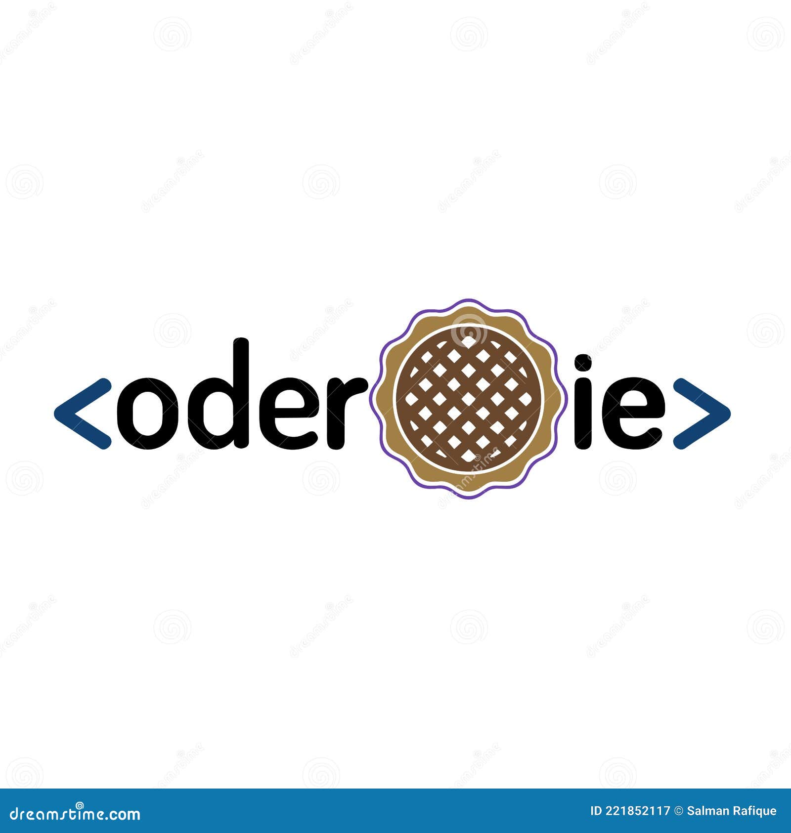 Coderpie Digital Code Logo Illustration. Colorfull Logo. Coding. Programmer Logo Icon Vector ...