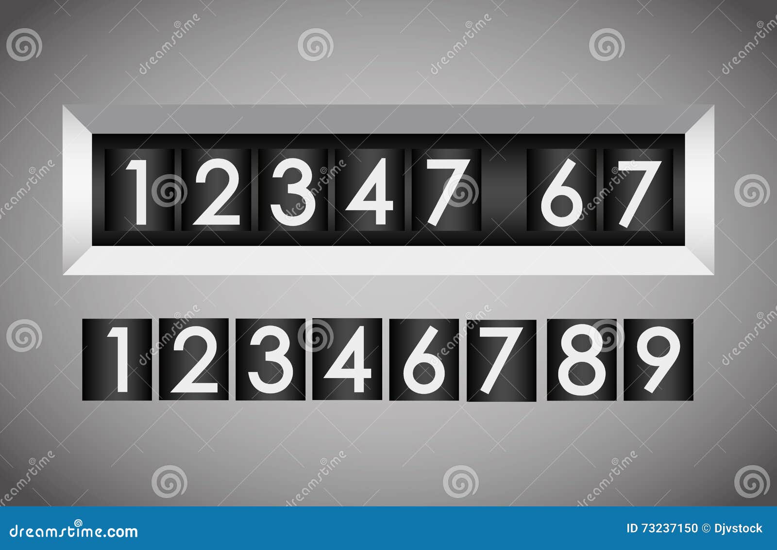 Codes et chiffres illustration de vecteur. Illustration du illustration ...