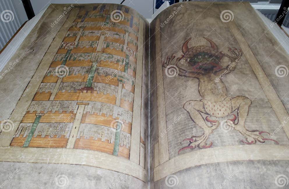 Codex Gigas Also Called Devil S Bible Editorial Photo - Image of ...