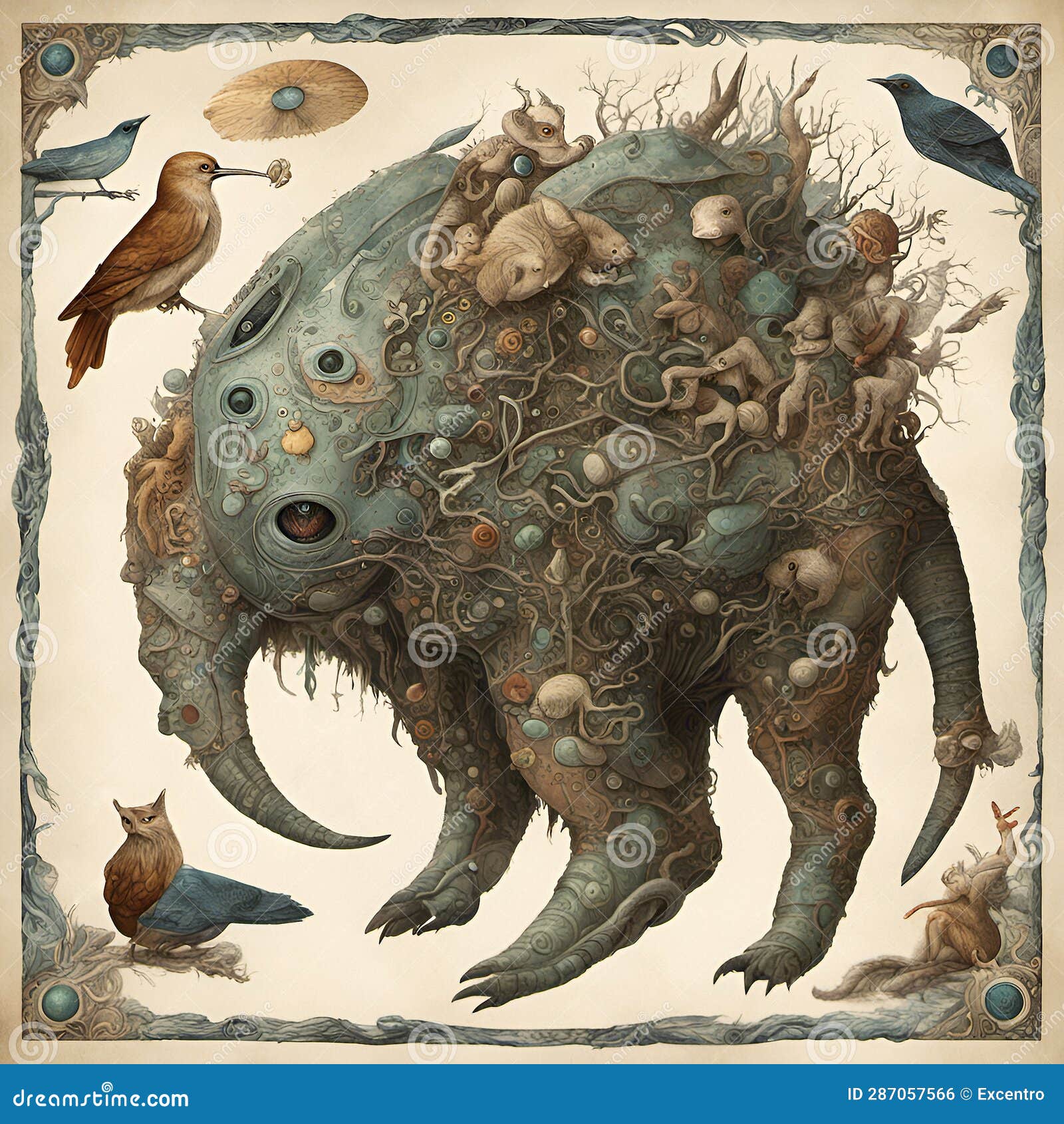 Codex stock illustration. Illustration of fantasy, species - 287057566