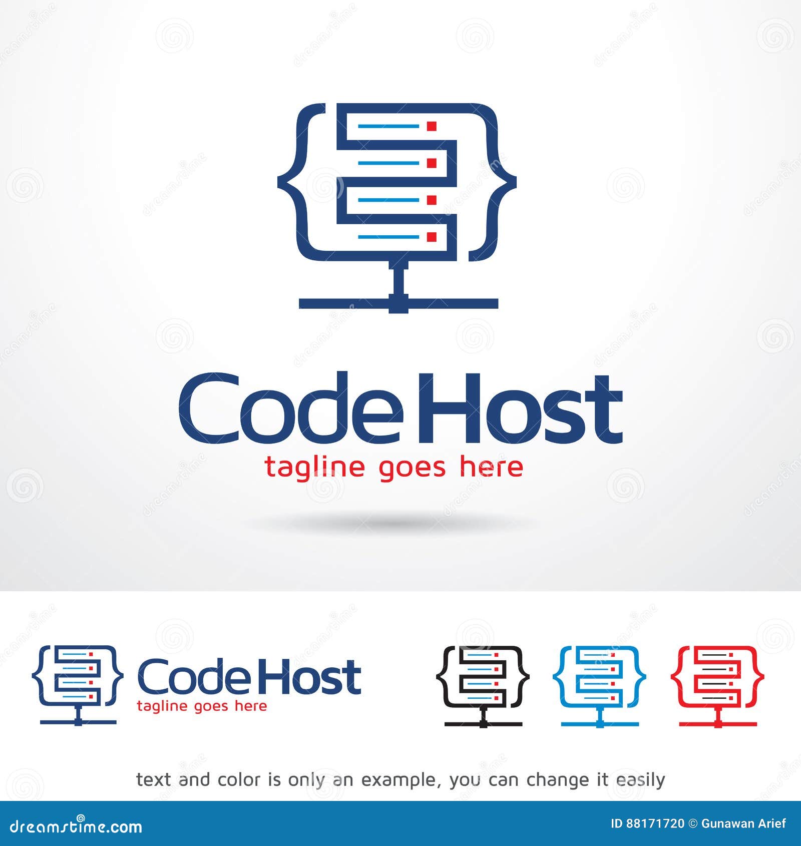 Codez Accueillir Logo Template Design Vector Illustration de Vecteur ...