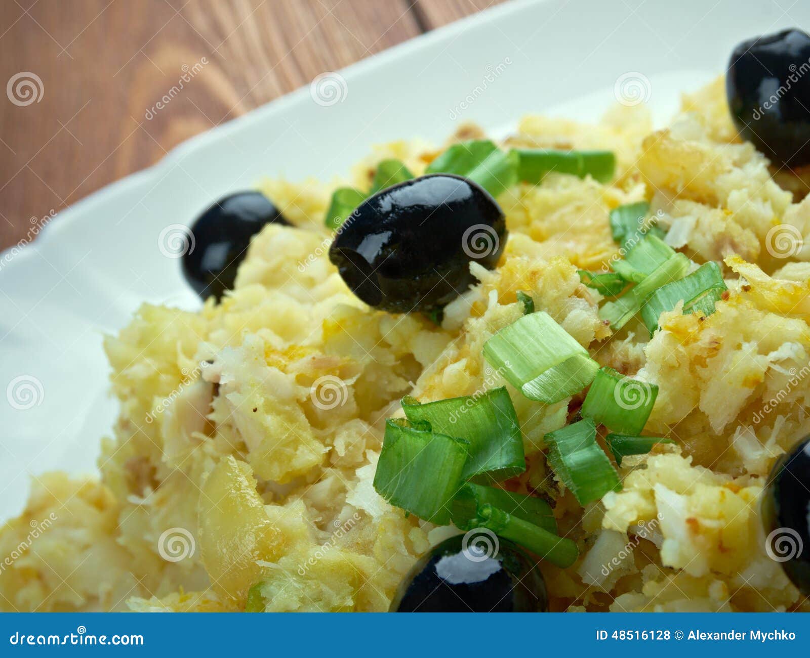 Codfish Bras Style stock photo. Image of norway, cuisine - 48516128