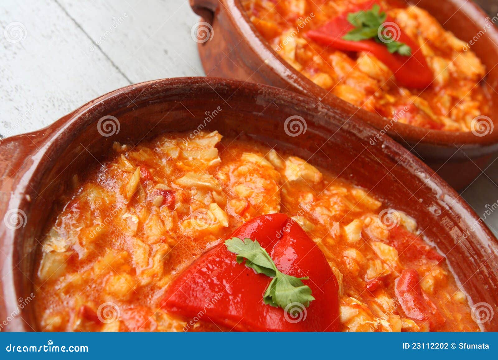 Codfish or Migas De Bacalao Stock Photo - Image of nutrition, culture ...