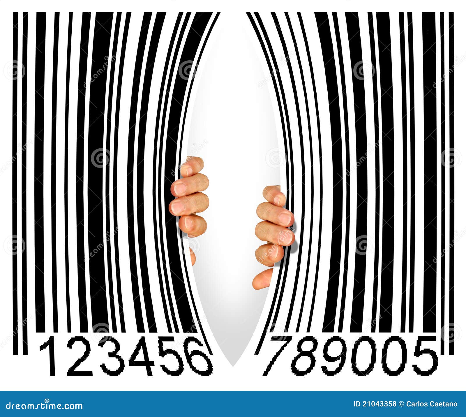 Codice a barre violento fotografia stock. Immagine di debito - 21043358