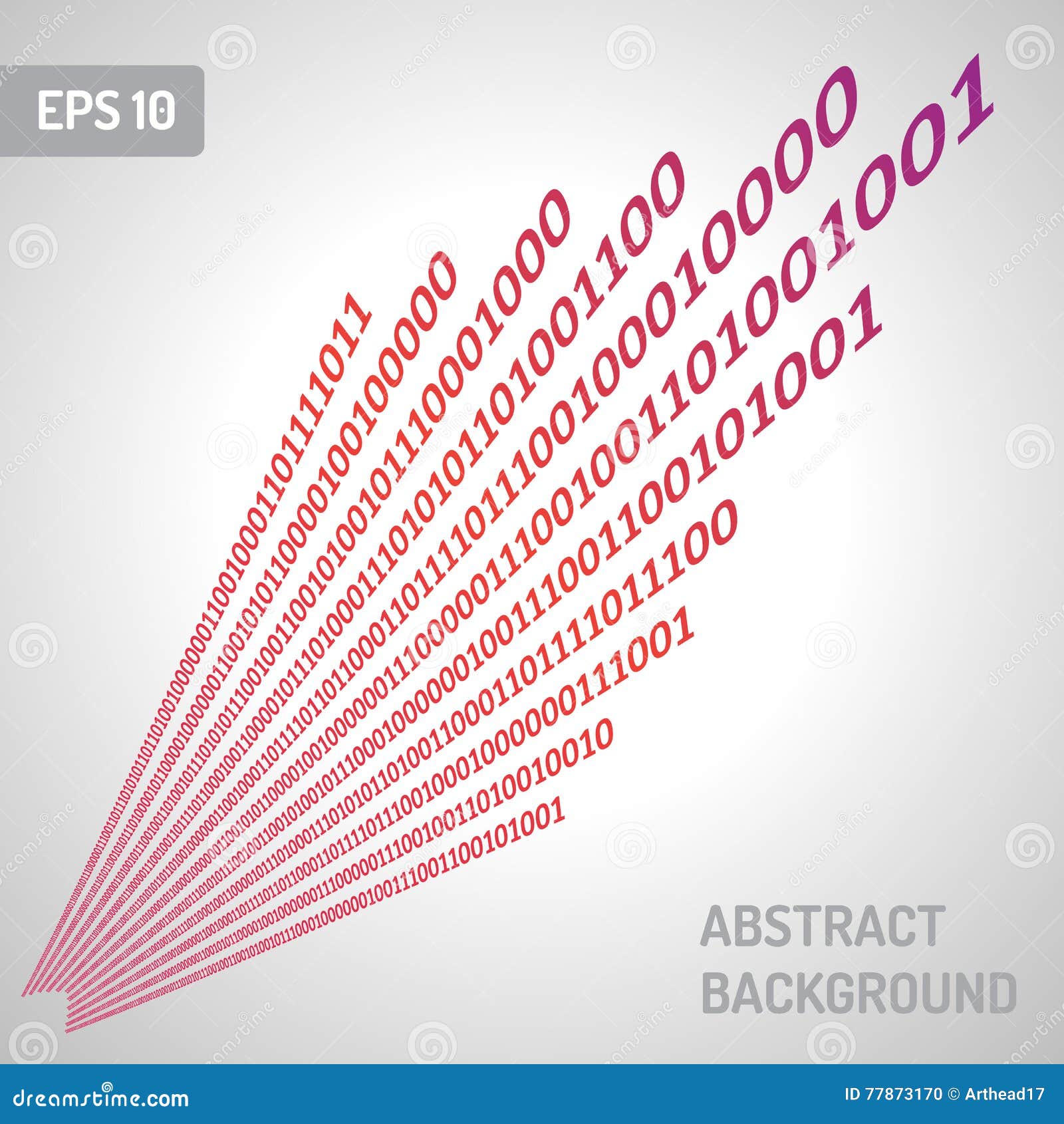 Codice Binario Del Computer Illustrazione Vettoriale - Illustrazione di ...