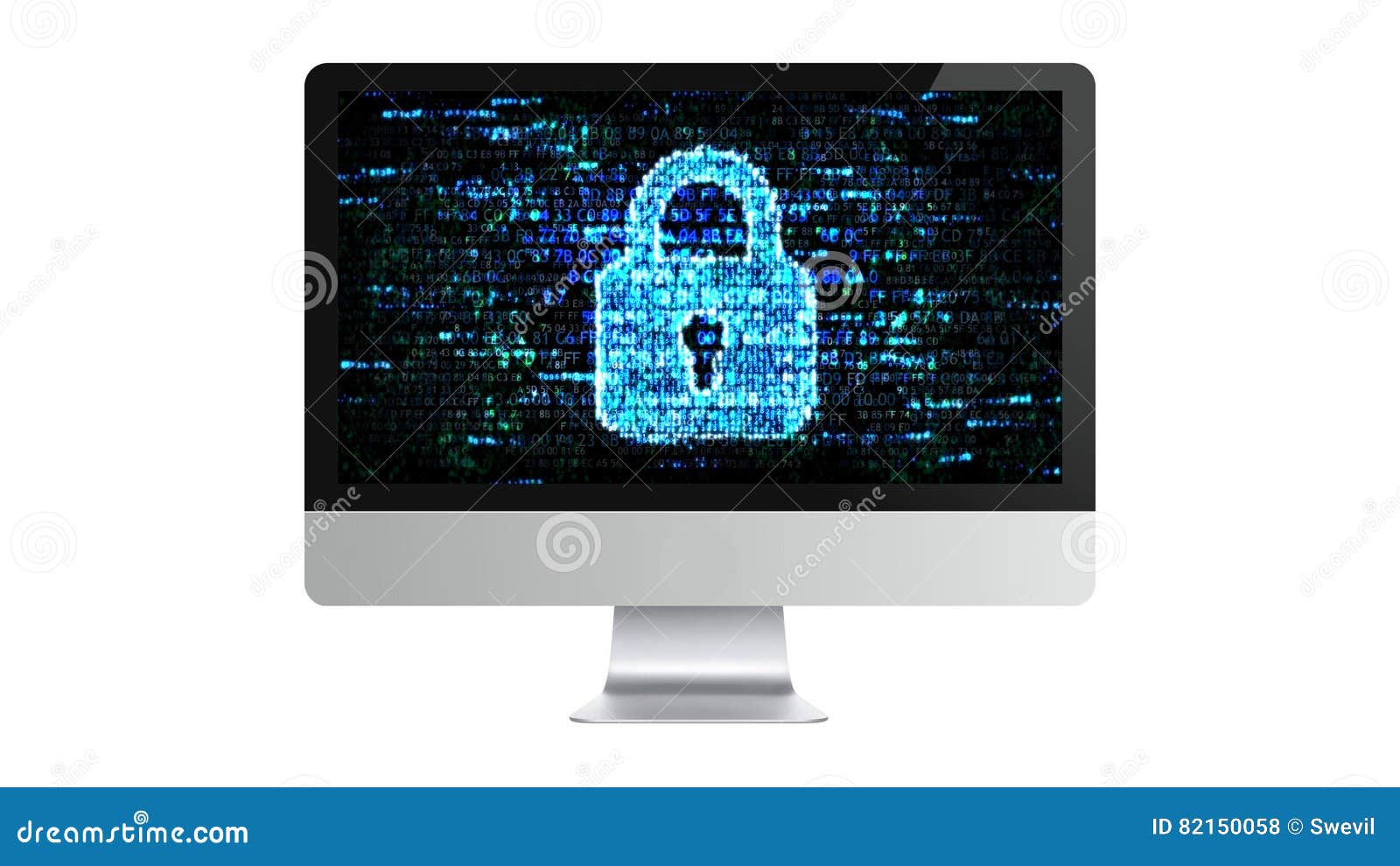 Codice Blu Della Sfortuna Del Computer Codice Di Esadecimale Di ...