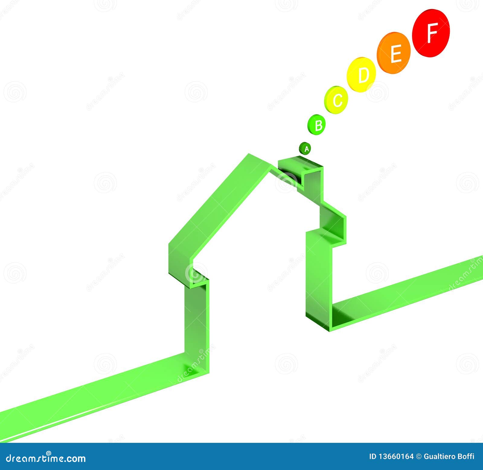 Codice Categoria Energico Della Casa Illustrazione di Stock ...