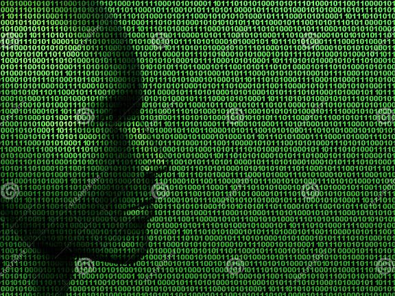 Codice dell'uomo-macchina illustrazione di stock. Illustrazione di ...