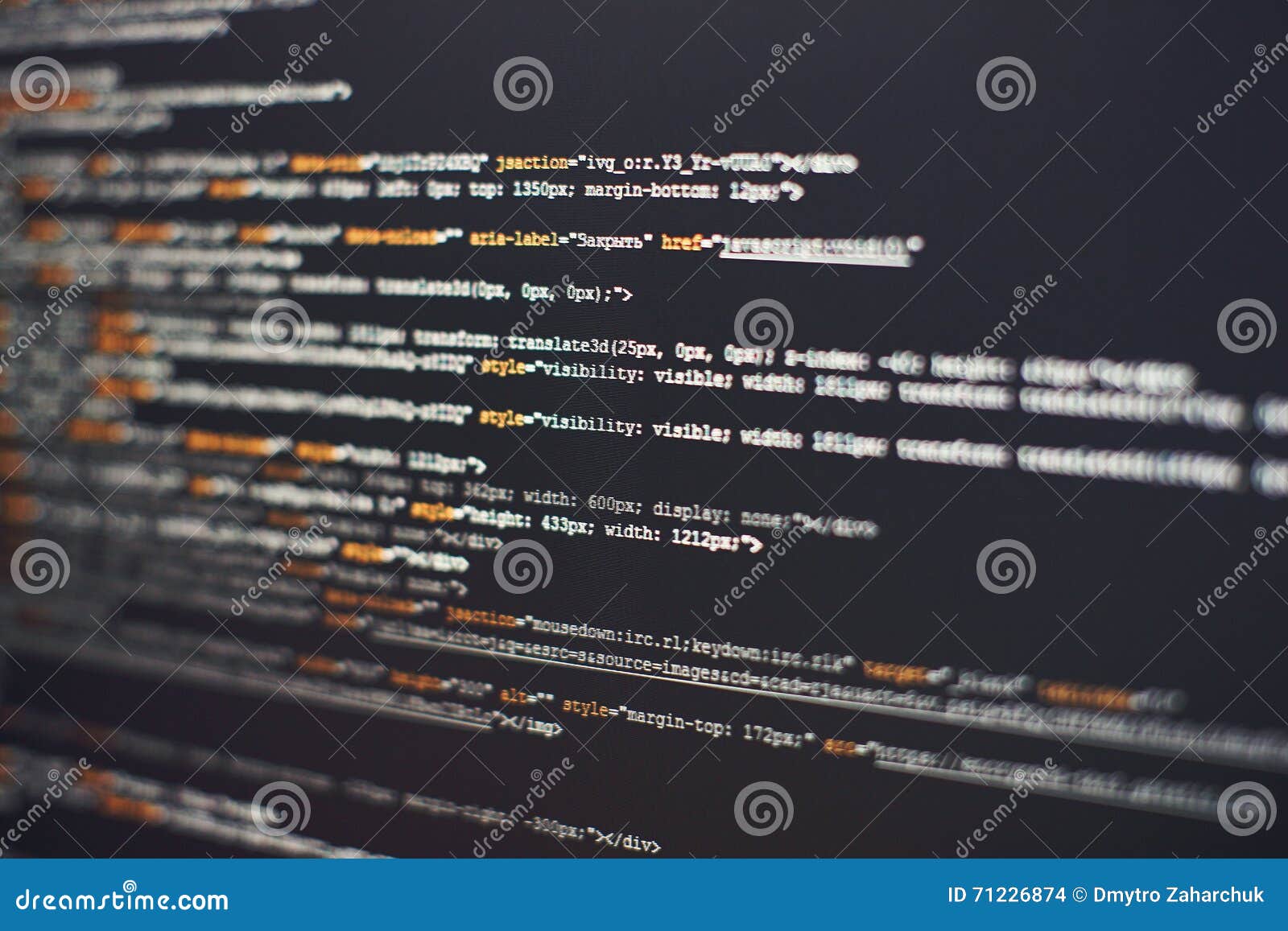 Codice Di Programmazione Degli Sviluppatori Di Software Codice Astratto ...