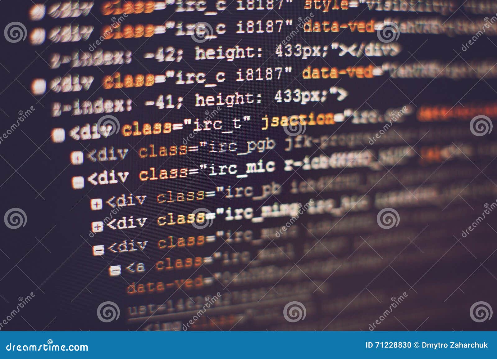 Codice Di Programmazione Degli Sviluppatori Di Software Codice Astratto ...