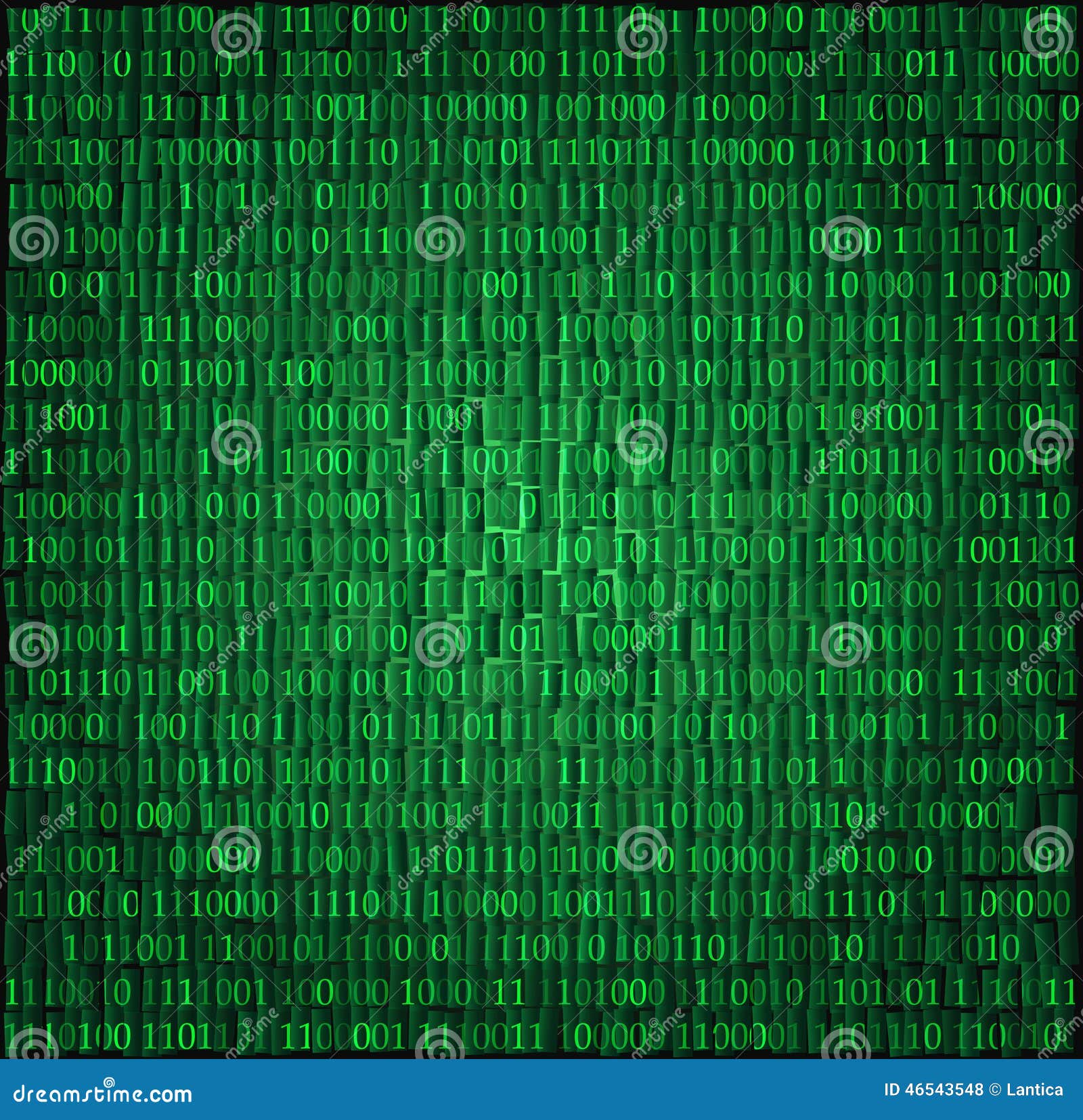 Codice macchina binario illustrazione vettoriale. Illustrazione di ...