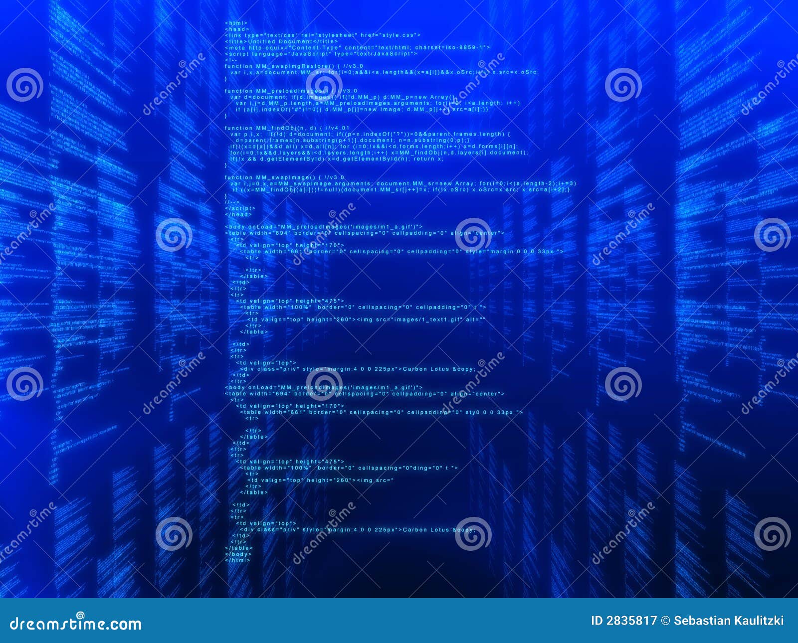 Codieren Sie Matrix stock abbildung. Illustration von netz - 2835817