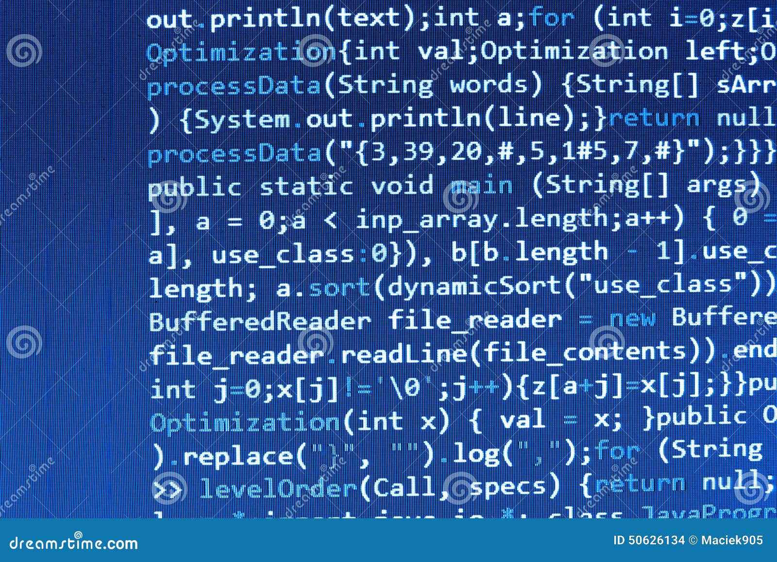 Codificando a Tela De Programação Do Código Fonte Foto de Stock ...