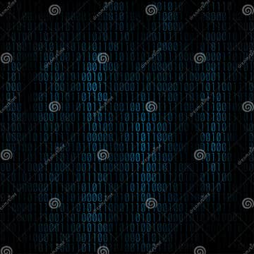 Coding Abstract Background. Matrix with Binary Code for Your Business ...